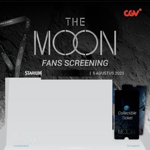 Jual The Moon x CGV Official Fans Screening Collectible Ticket Set ...