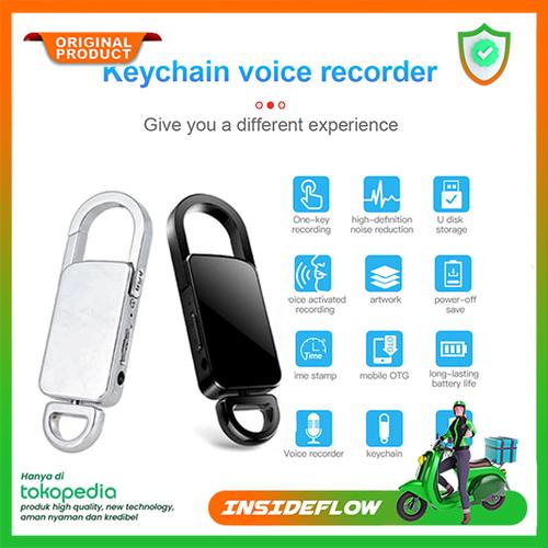 Jual Voice Recorder Perekam Suara Audio Digital Tersembunyi Gantungan ...