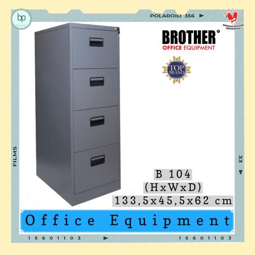 Jual Filling Cabinet Besi Brother B 104-Lemari File 4 Laci-BeliPartisi ...