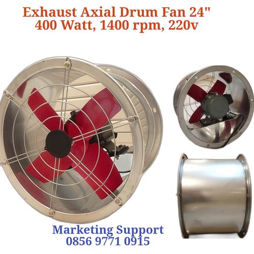 Jual Exhaust Axial Drum Fan Blower 24 Inch 1400rpm 400watt 220v ...
