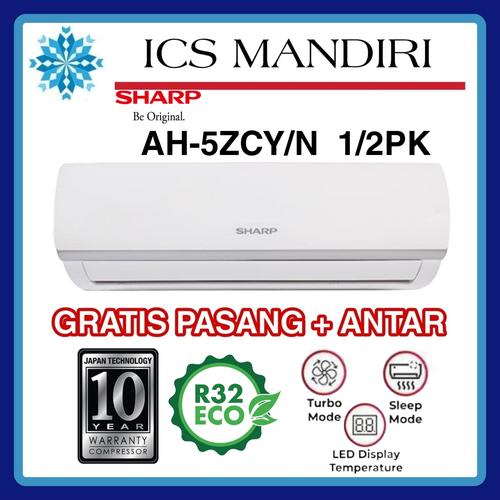 Jual AC SHARP 1/2PK AH-A5ZCY - PIPA 0.5mm - Jakarta Timur - ICS-MANDIRI | Tokopedia