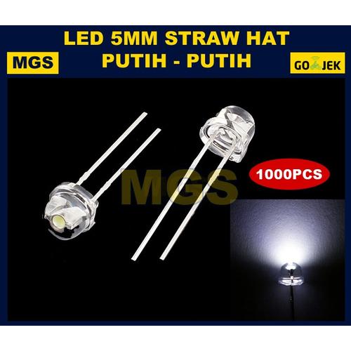 Jual LED 5MM - STRAWHAT PUTIH 1000PCS - Kota Surabaya - MultiGshop ...
