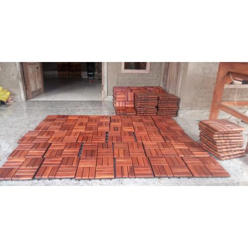 Jual Lantai Kayu Decking Tile Jati Bongkar Pasang Ubin Kayu Parquet ...