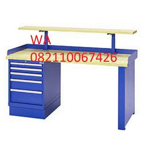 Jual MEJA KERJA PERKAKAS DENGAN LACI MEJA WORKSTATION GN-8 LABORATORIUM ...