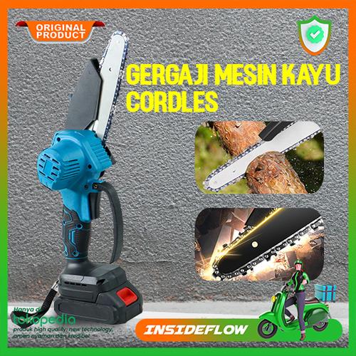 Jual Gergaji Listrik Mesin Senso Kayu Mini Cordless Portable ...