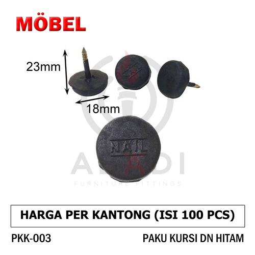 Jual Paku Rotan Kursi HITAM Plastik Alas Kaki Bawah Meja Lemari Glindit ...