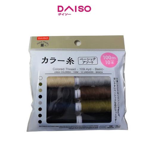 Jual Daiso Colored Thread -100m - 10 pcs. - Basic- - Jakarta Pusat ...