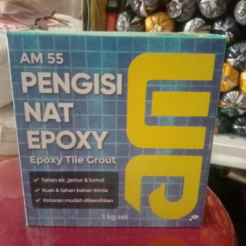 Jual AM 55 PENGISI NAT EPOXY TILE GROUT ICED BLUE.1SET 3K - Jakarta ...