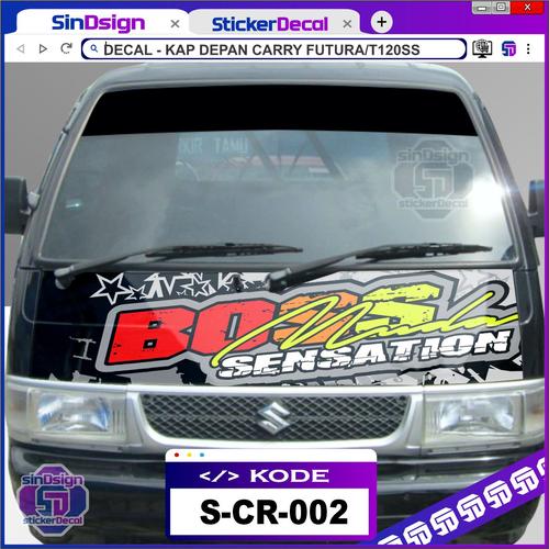 Jual STIKER KAP DEPAN BOSS MUDA PICKUP CARRY FUTURA T120SS DECAL ...