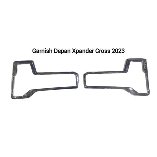 Jual Cover Garnish Depan mobil Xpander Cross 2022 2023 2024 Hitam ...