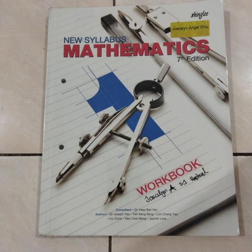 Jual Buku(bekas)-New Syllabus Mathematics 7th Edition 1 Workbook - Kota ...
