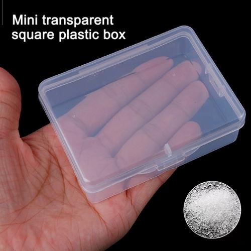 Jual Box Plastik Putih Transparan 9cm Persegi Storage Plastic Cas ...