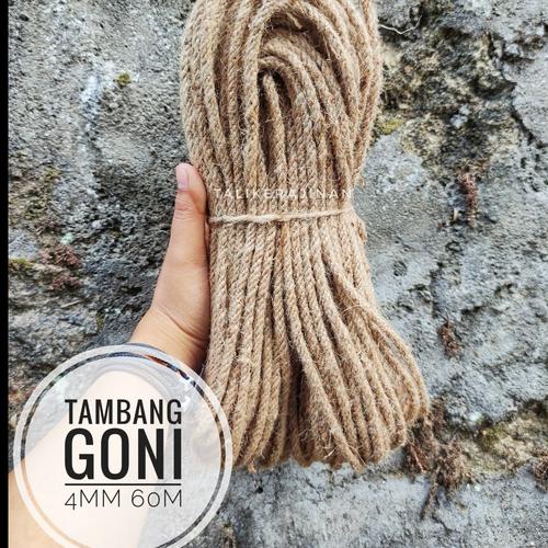 Jual Tali Tambang Goni 4MM 5MM - Tali Rami Kecil 60M Tali Bahan Kerajinan - 4 MM - Kota ...