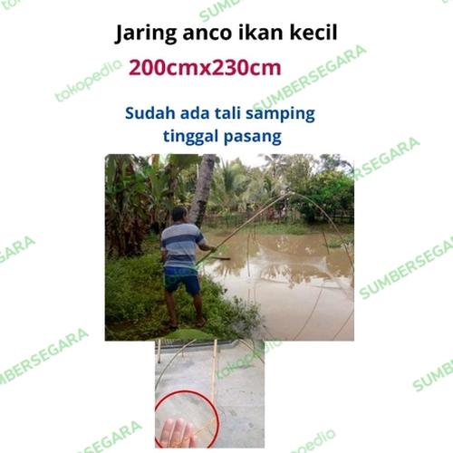 Jual jaring anco tradisional jaring pukat jala ikan kecil jaring anco ...