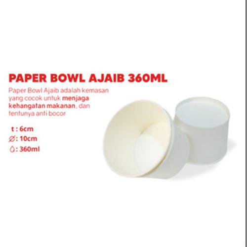 Jual Paper Bowl 650ml Polos / Mangkok Kertas 650ml @50pcs. - Jakarta ...