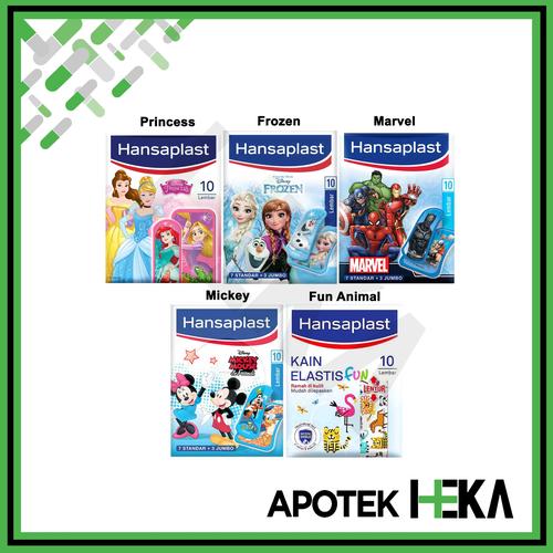 Jual Hansaplast Kids isi 10 - Plester Gambar Anak - Fun Animal - Kota ...