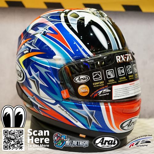 Jual ARAI RX7X NAKANO RED ORIGINAL - XL - Jakarta Selatan - Helmetrism | Tokopedia