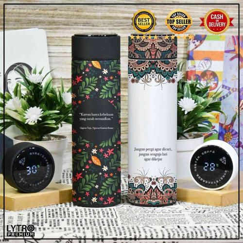 Jual Costum Print UV - Costum Order 1 Sisi Print Tumbler Suhu LED Putih ...