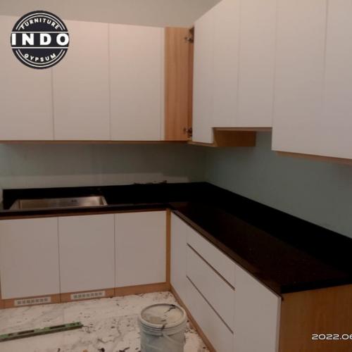 Jual kitchen set minimalis modern HPL - natural - Kota Tangerang ...