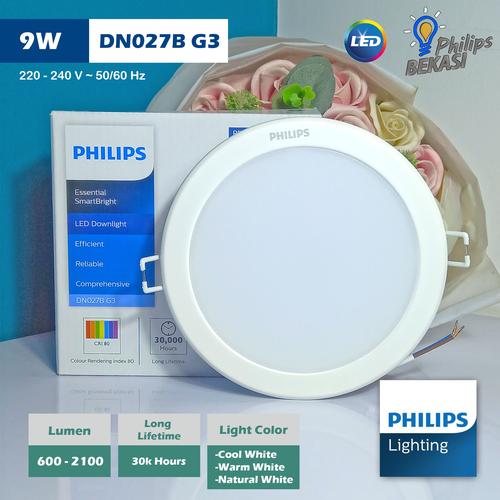 Jual Lampu Downlight Philips DN027B G3 9W 220-240V D125 RD - Natural - Kota Bekasi ...