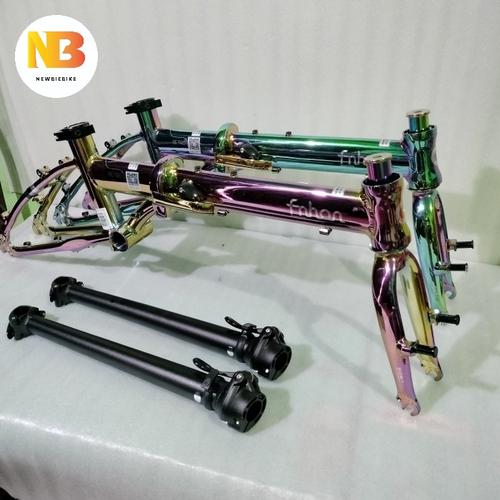 Jual Frame Fnhon Retro 14-16 inch V-brake | Frameset sepeda lipat Fnhon ...