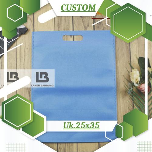 Jual Tas Oval Uk 25x35 kain Spundbond sablon Goodie Bag Laken CUSTOM 2 ...