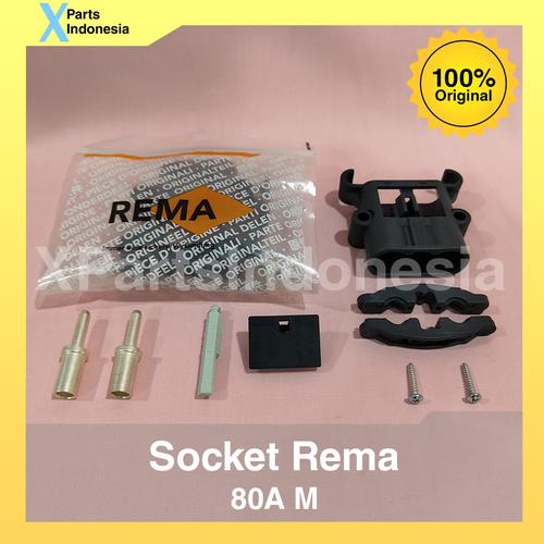 Jual Socket Rema 80A M/F untuk charger forklift - Socket M - Kab ...