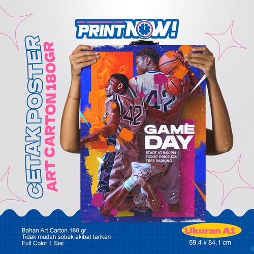 Jual Cetak Poster Besar A1 Art Carton 180gr Poster Satuan Murah Custom ...