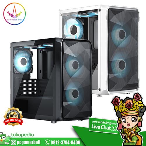 Jual Casing PC VenomRX Prava Black / White M-ATX - Hitam - Kota ...