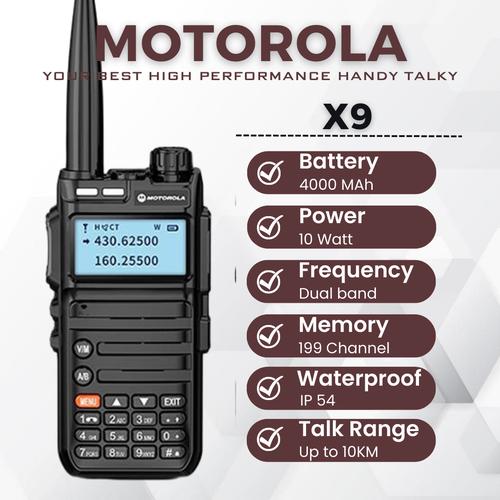 Jual Radio HT Motorola X9 Dual band Handy Talky 10Watt 4000mAh ...