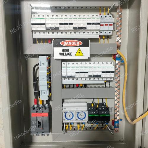 Jual panel distribusi 50a 3phase, MCB 3p 32a - MCB 1p 6/20A- theben ...
