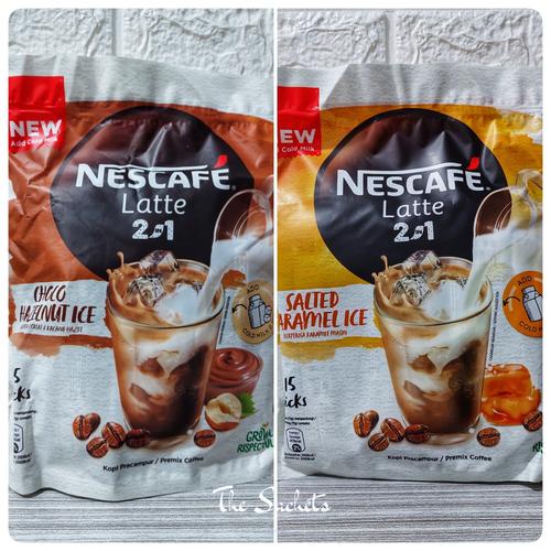 Jual Nescafe Latte 2in1 Ice Choco Hazelnut Salted Caramel Sachet - Kota ...
