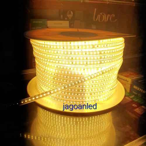 Jual LED Strip 2835 220V 120LED/m bisa potong per 20cm socket jepit ...
