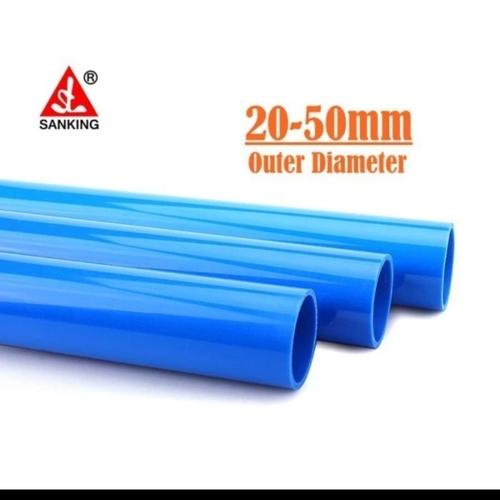 Jual sanking pvc pipe 25mm pipa san king biru 1meter x 2pcs - Kota ...