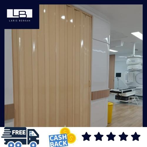 Jual Partisi pvc folding door/skat ruangan/anti rayap bahan plastik ...