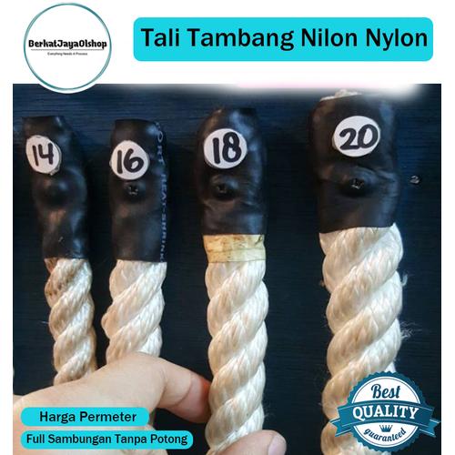 Jual Tali Tambang nylon nilon 14mm 16mm 18mm 20mm 22mm 24mm Tali nilon ...