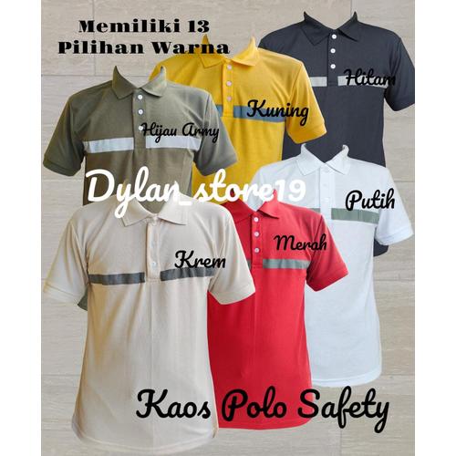 Jual Kaos Safety Proyek Skotlet Tangan Pendek - Kaos Lapangan Safety ...