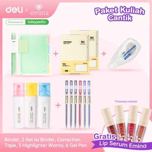 Jual Deli x Emina Paket Siap Kuliah Bonus Lip Serum - Kab. Tangerang ...