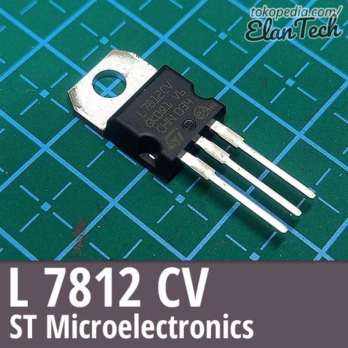 Jual IC 7812 Positive Regulator 12V 1.5A Original ST L7812 L7812CV ...