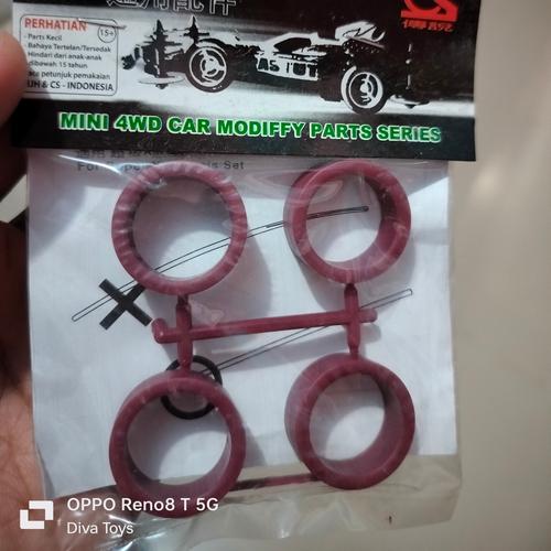 Jual Rep Tamiya Ban Maroon Medium Super Hard Polos 4pcs - Kab. Subang ...