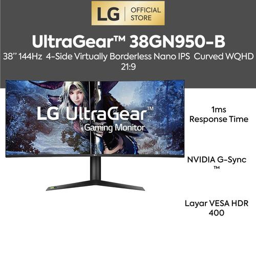 Jual MONITOR LG UltraGear 38GN950-B 38" WQHD IPS 1ms with NVIDIA G-Sync ...