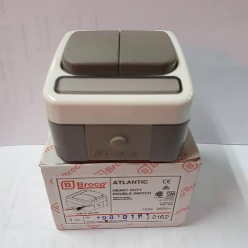 Jual Saklar Broco Double ATLANTIC 2162 outdoor Waterproof Saklar Seri ...
