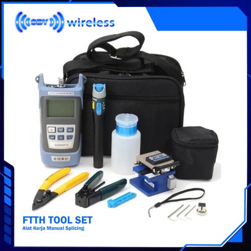 Jual FTTH Tool Set -Tools Kit Fiber Optic toolkit cleaver opm fiber ...