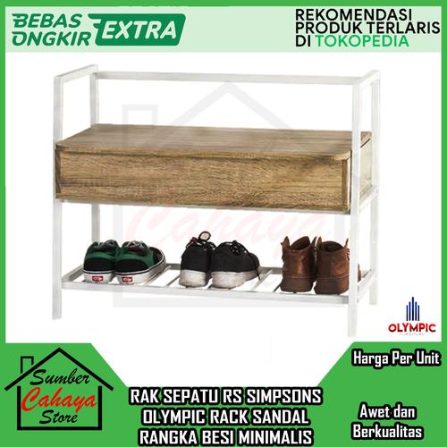 Jual [Instan] RAK SEPATU RS SIMPSONS OLYMPIC RACK SANDAL SENDAL RANGKA ...