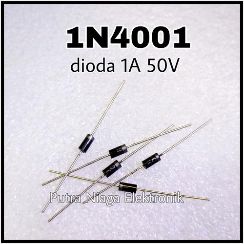 Jual Dioda 1N4001 1A 50V / IN4001 Rectifier Silicon Diode 1N 4001 - Kota Bandung - Putra Niaga ...