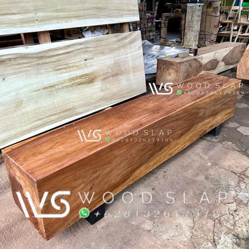 Jual Bangku Balok Trembesi Bangku Solid Utuh - Kab. Jepara - WOODSLAP ...