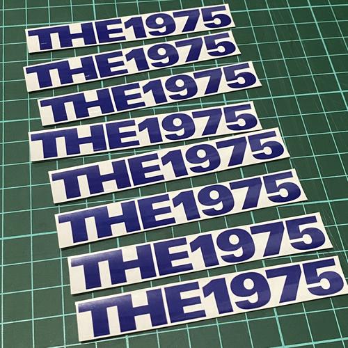 Jual Stiker THE 1975 LOGO (ukuran besar) stiker vinyl glossy - 7pcs ...