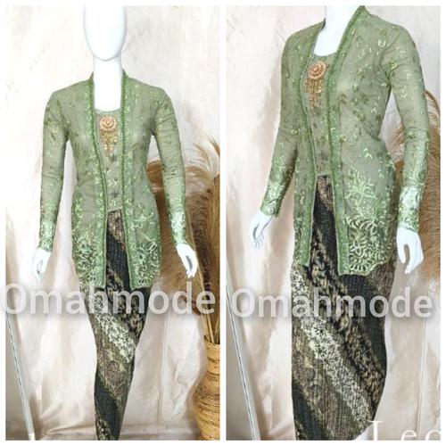 Jual KEBAYA KUTU BARU MODERN/KEBAYA PESTA/KEBAYA WISUDA SIZE M-XXL - SAGE, set M - Jakarta Barat ...