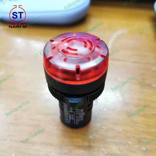 Jual Buzzer With Lamp FORT / AD22-22MSD / 22mm 220VAC 24VDC - Jakarta ...