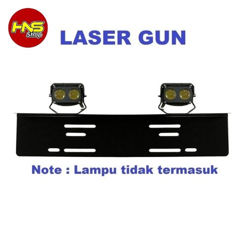 Jual Dudukan Lampu LED Bracket Tembak Braket Tanduk Bumper Plat Nomor ...